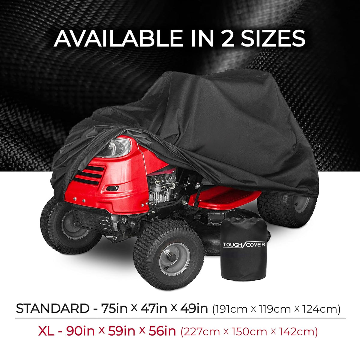 Lawn Tractor Cover | Basic Edition | Black – Tough Cover